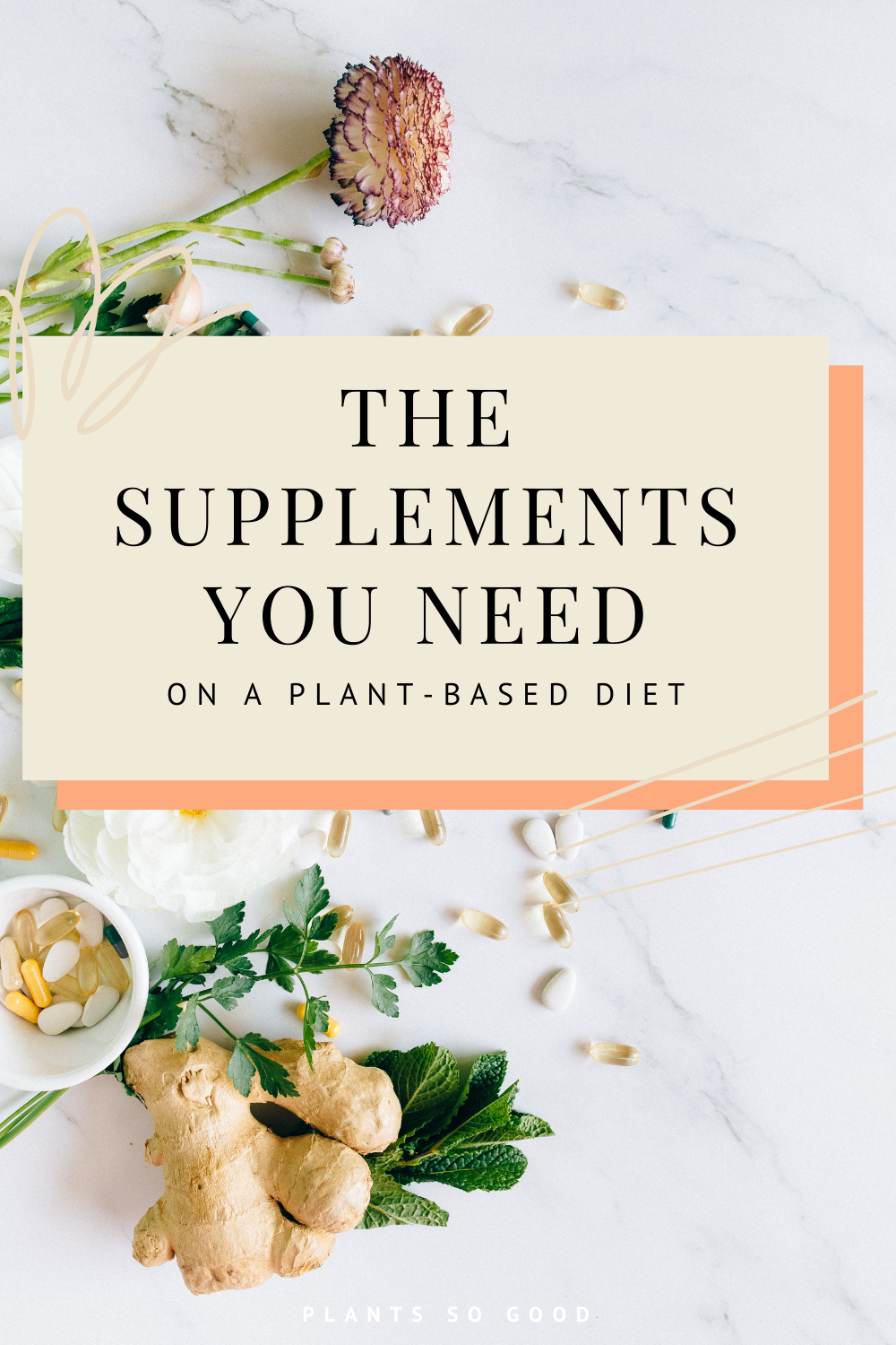 The Supplements You Need on a Plant-Based Diet - Plants So Good